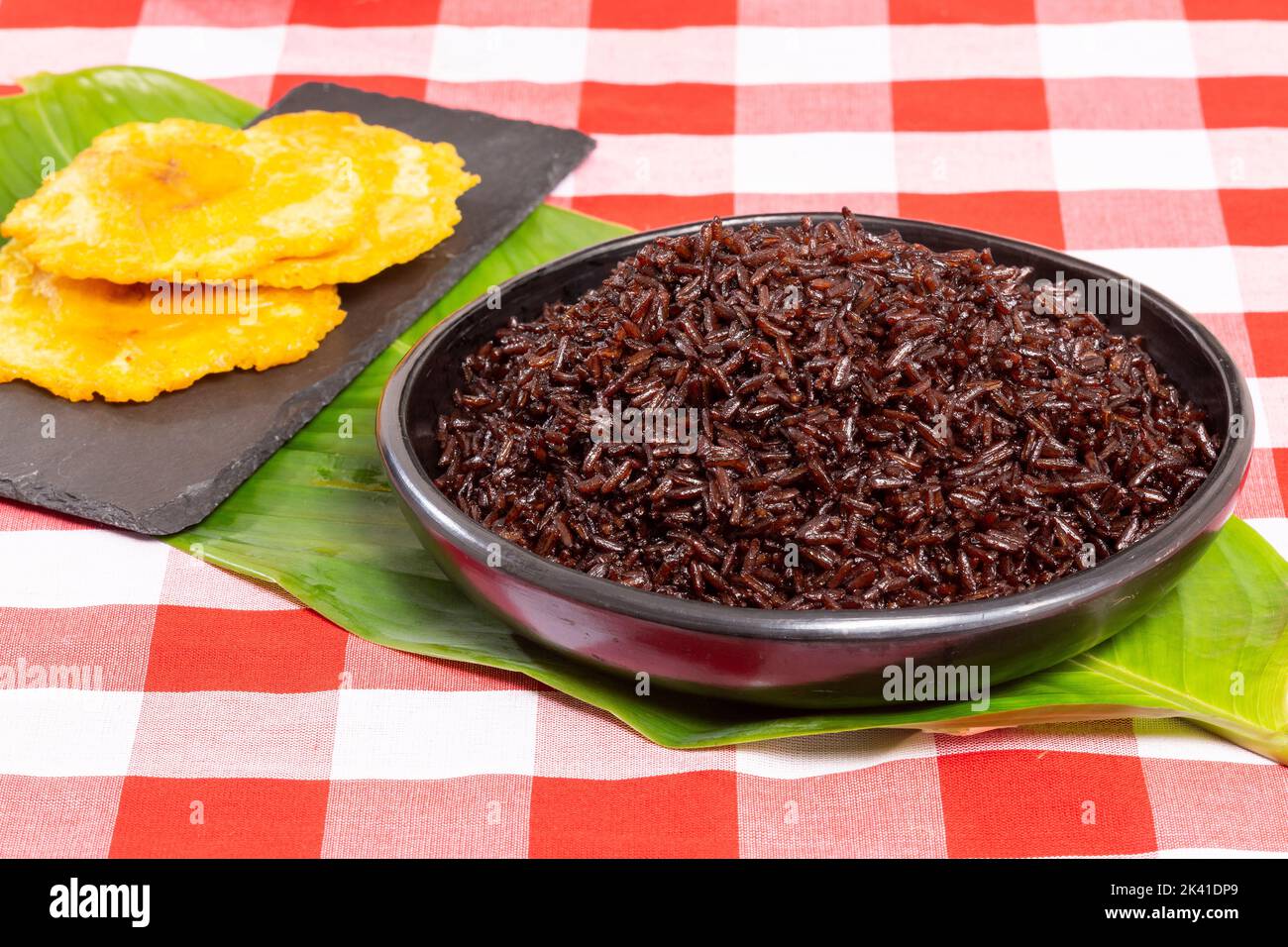 Rice with Coconut Typical Dish of the Caribbean Coast Stock Photo - Alamy