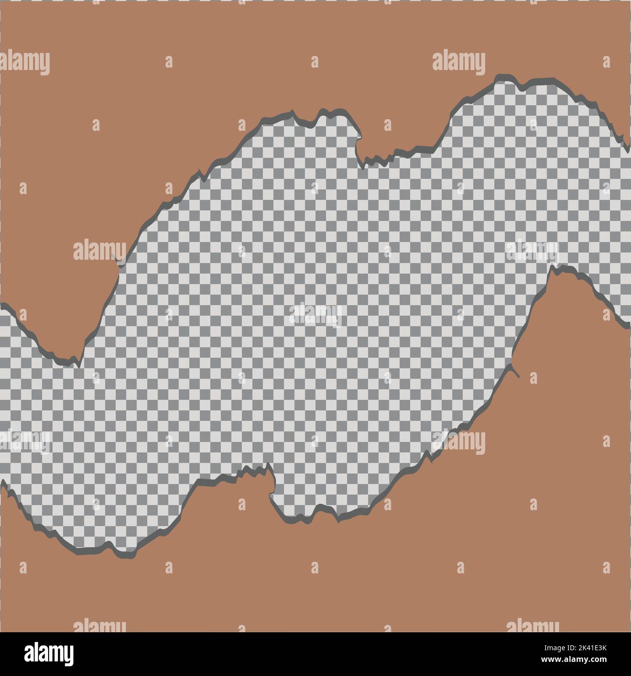 Tore off a piece of colored paper. Vector paper design template. Vector ...