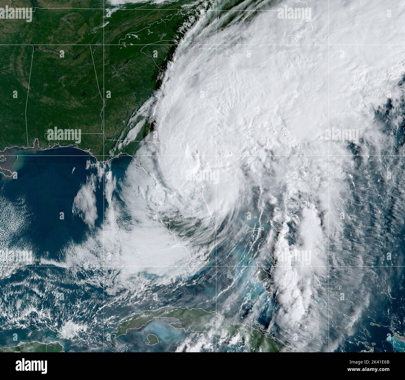 Orlando, United States. 29th Sep, 2022. Hurricane Ian is seen as it ...