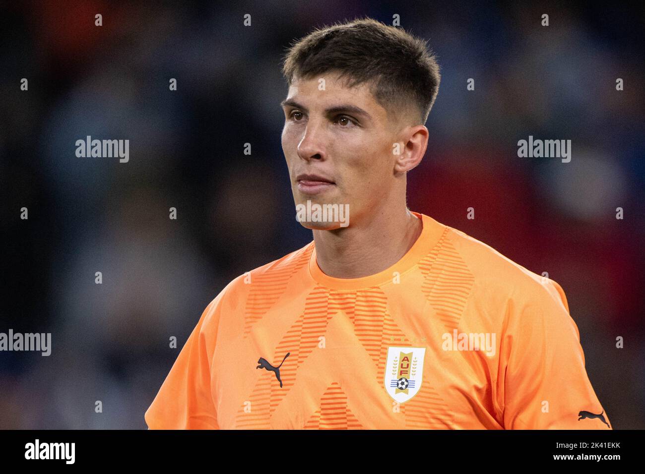 BRATISLAVA, SLOVAKIA - SEPTEMBER 27: Sergio Rochet of Uruguay during ...