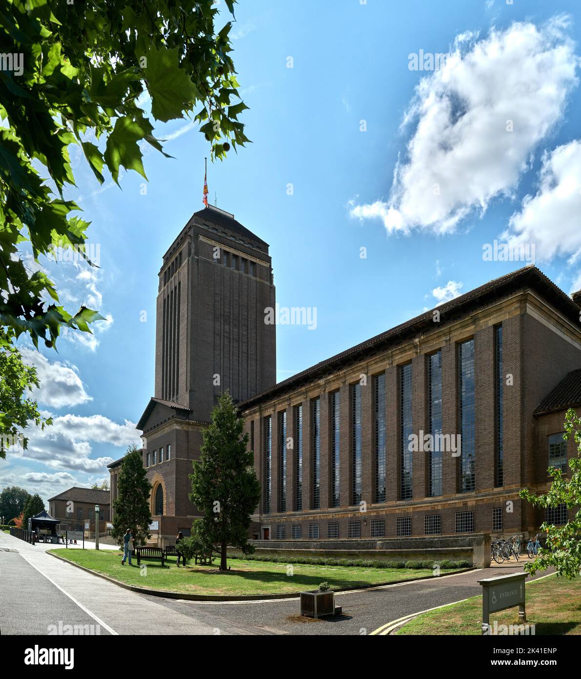 Library building at university of Cambridge, England Stock Photo - Alamy