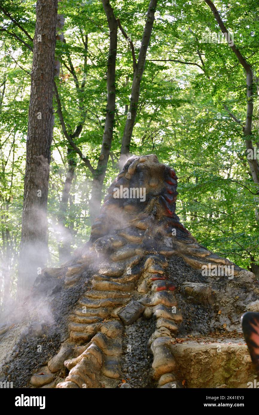 Artificial Volcano Eruption Stock Photo - Alamy