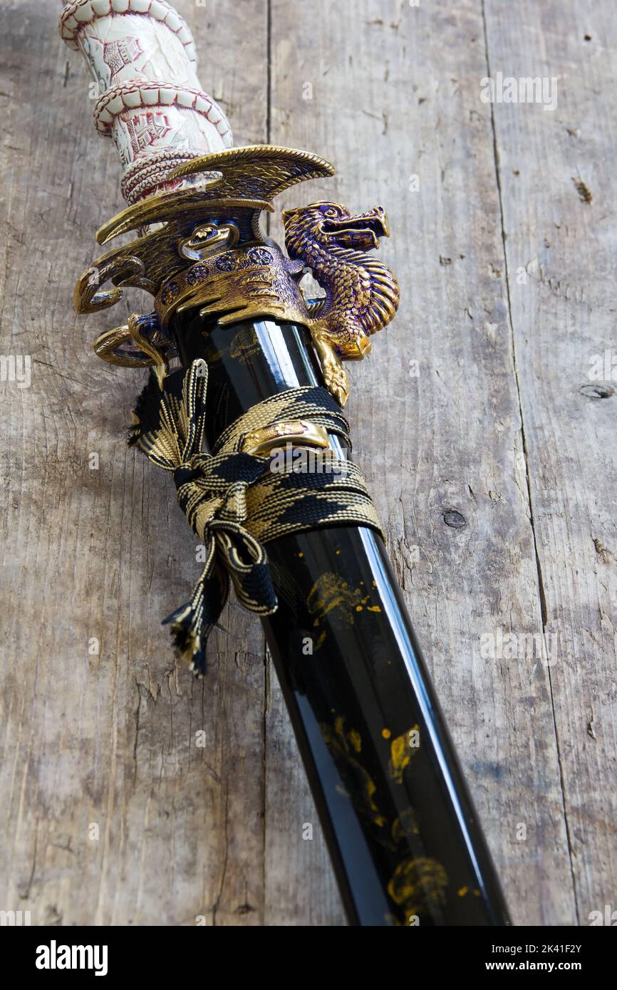 Black wooden hilt hi-res stock photography and images - Alamy