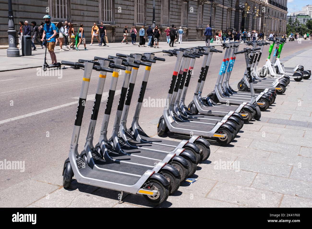 Motorized scooter scooters hi-res stock photography and images - Alamy