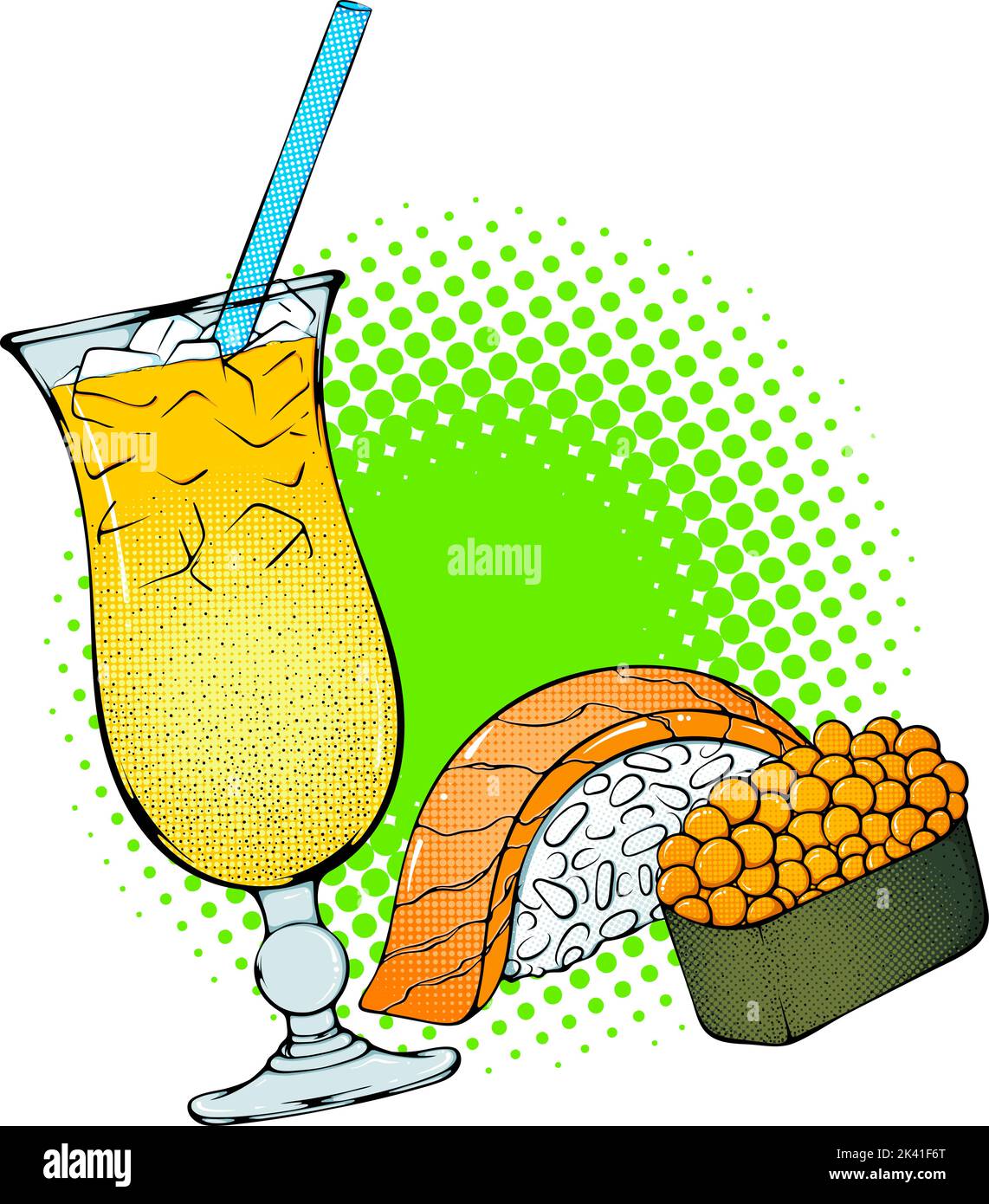Japanese cocktail retro Stock Vector Images - Alamy