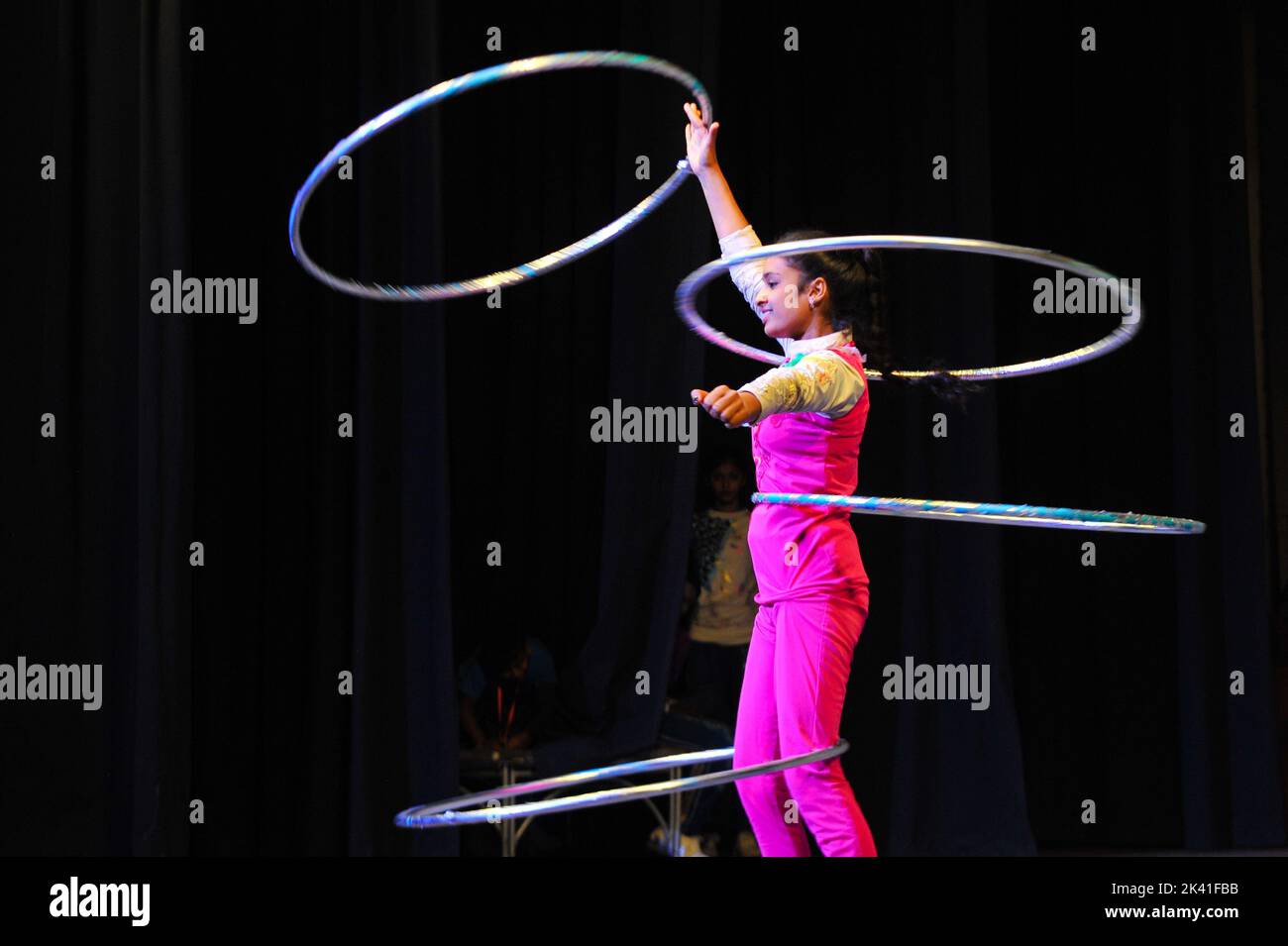Non Exclusive: September 28, 2022, Sylhet, Bangladesh: An acrobat from ...