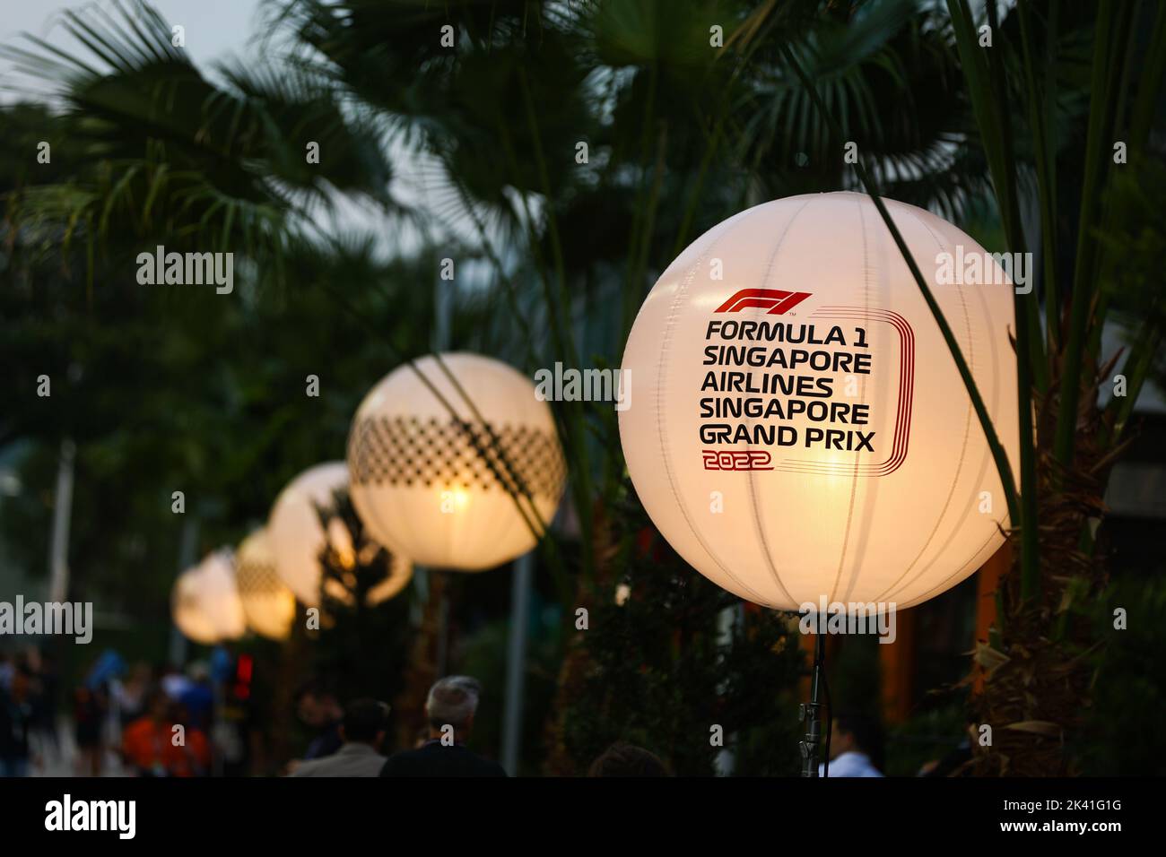 illustration paddock during the Formula 1 Singapore Airlines Singapore Grand Prix 2022, 17th ...