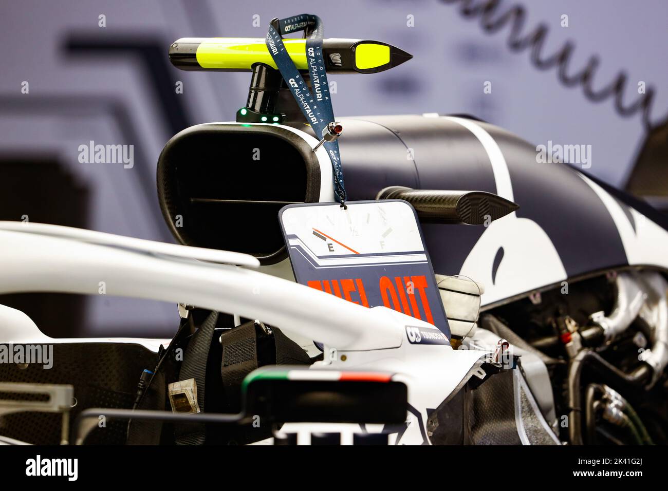 Air Intake of the Scuderia AlphaTauri AT03, mechanical detail during ...