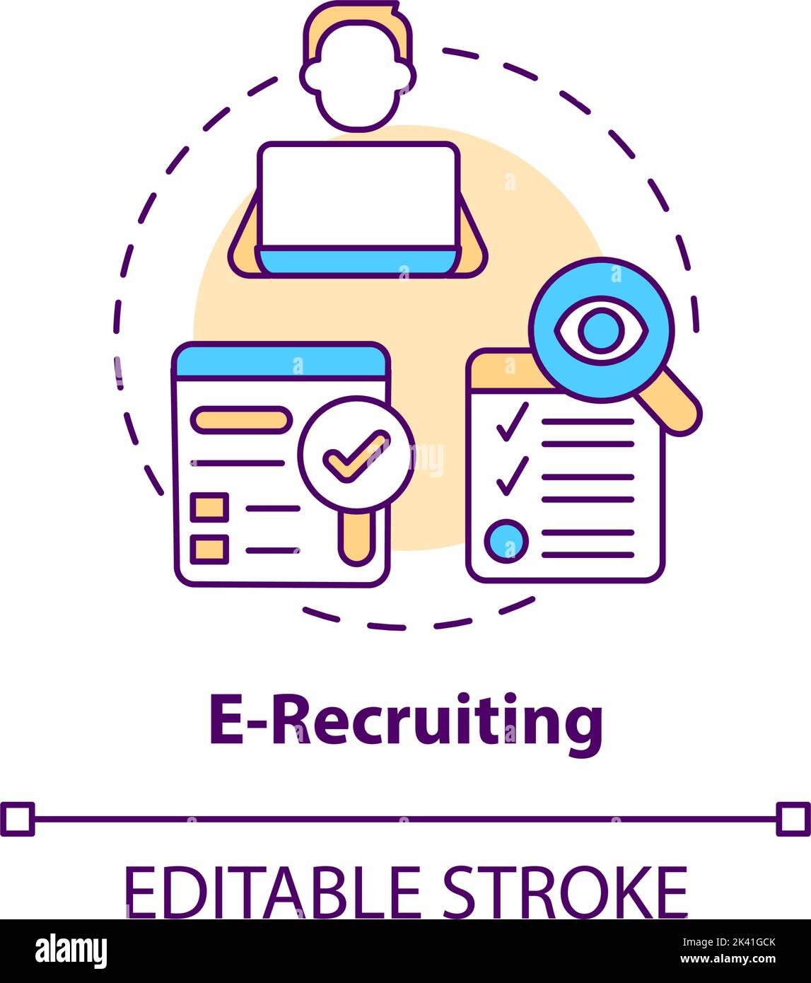 Digital recruiting Cut Out Stock Images & Pictures - Alamy