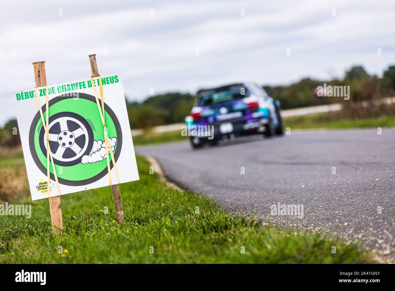 01 GIORDANO Quentin, PARENT Kevin, Volkswagen Polo GTI Rally2, zone de ...