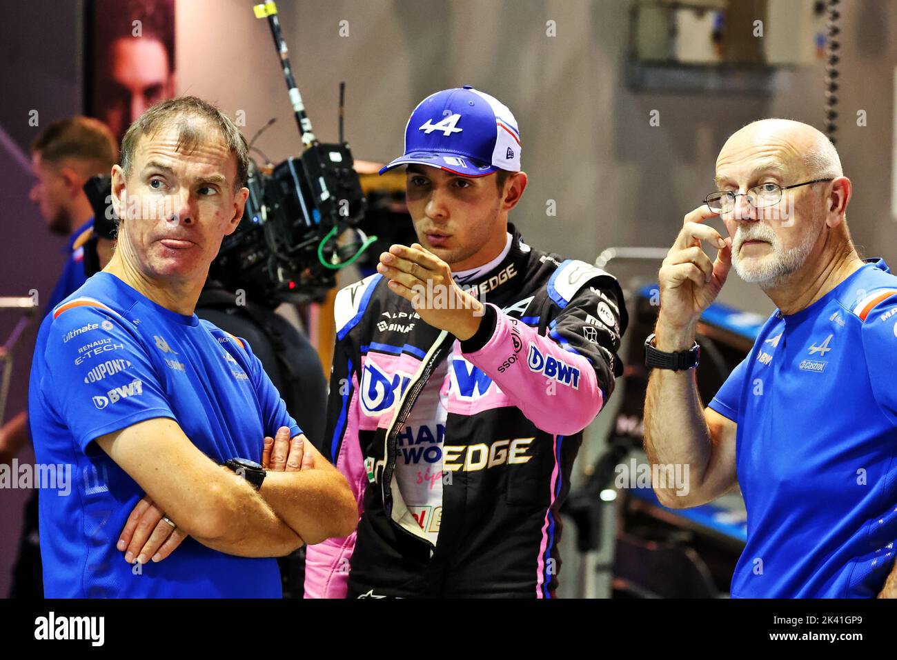 Singapore, Singapore. 29th Sep, 2022. Esteban Ocon (FRA) Alpine F1 Team ...
