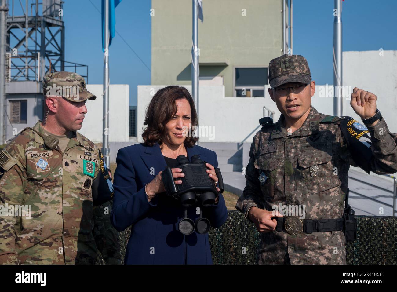 Seoul, South Korea. 29th Sep, 2022. Vice President Kamala Harris visits ...