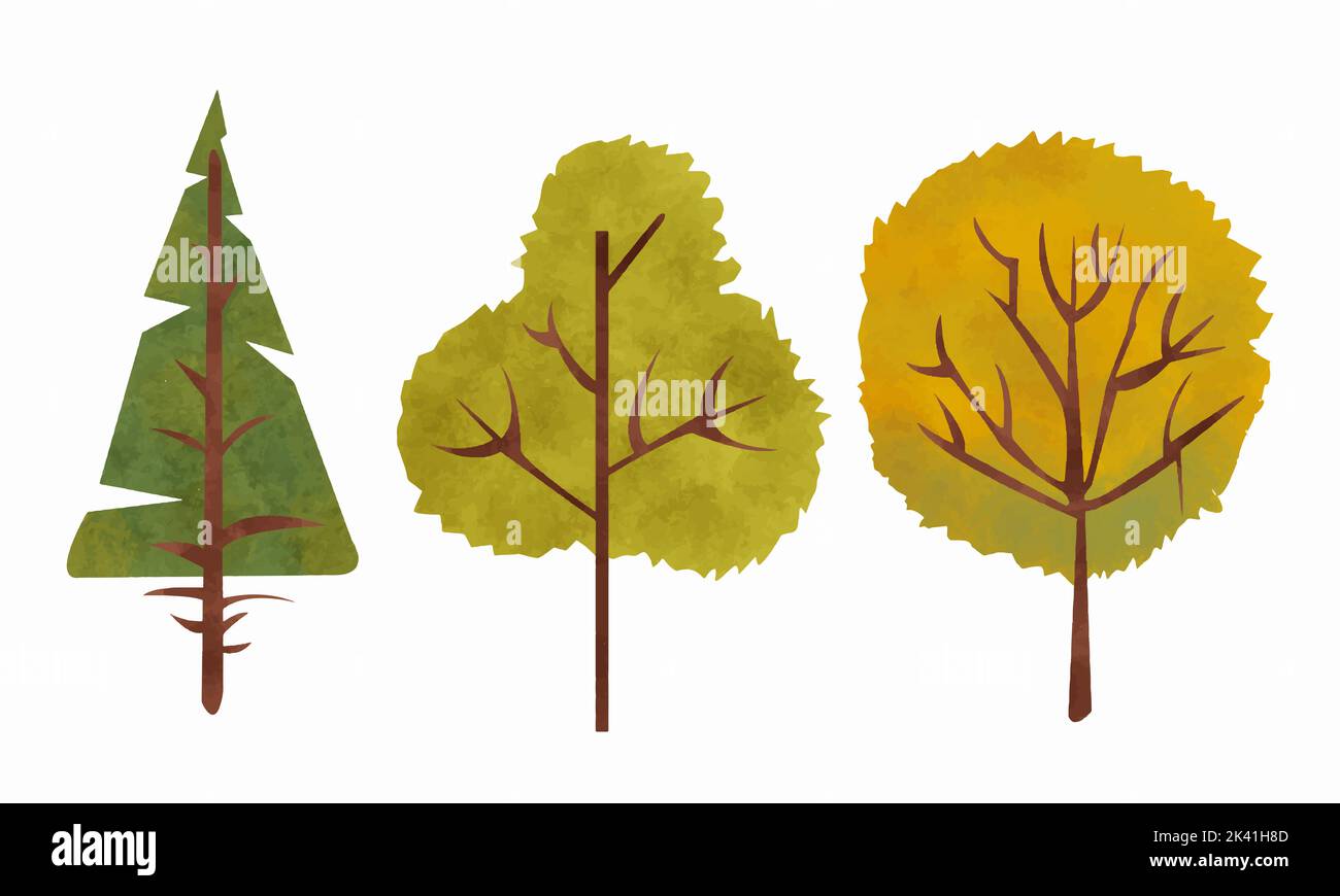 Beautiful fall color tree Cut Out Stock Images & Pictures - Alamy