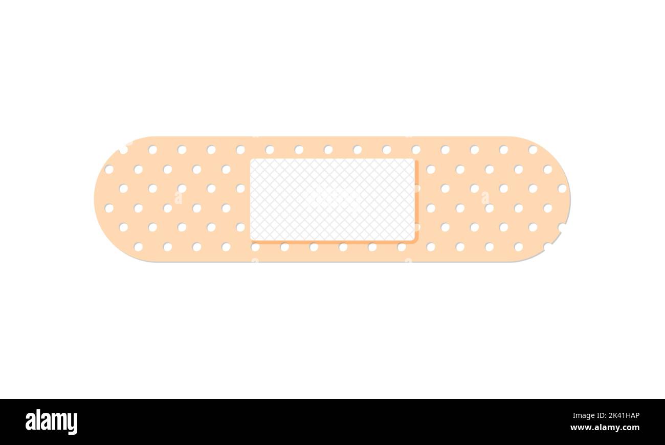 Medical plaster. First aid band plaster strip medical patch. Wound ...