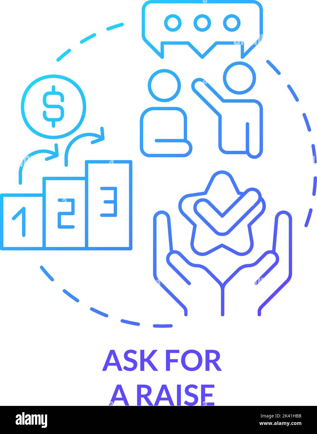 Promotion raise Stock Vector Images - Alamy