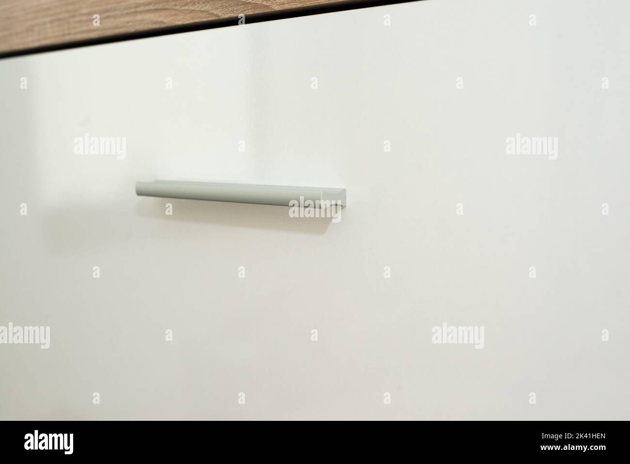 Silver drawer handle hi-res stock photography and images - Alamy