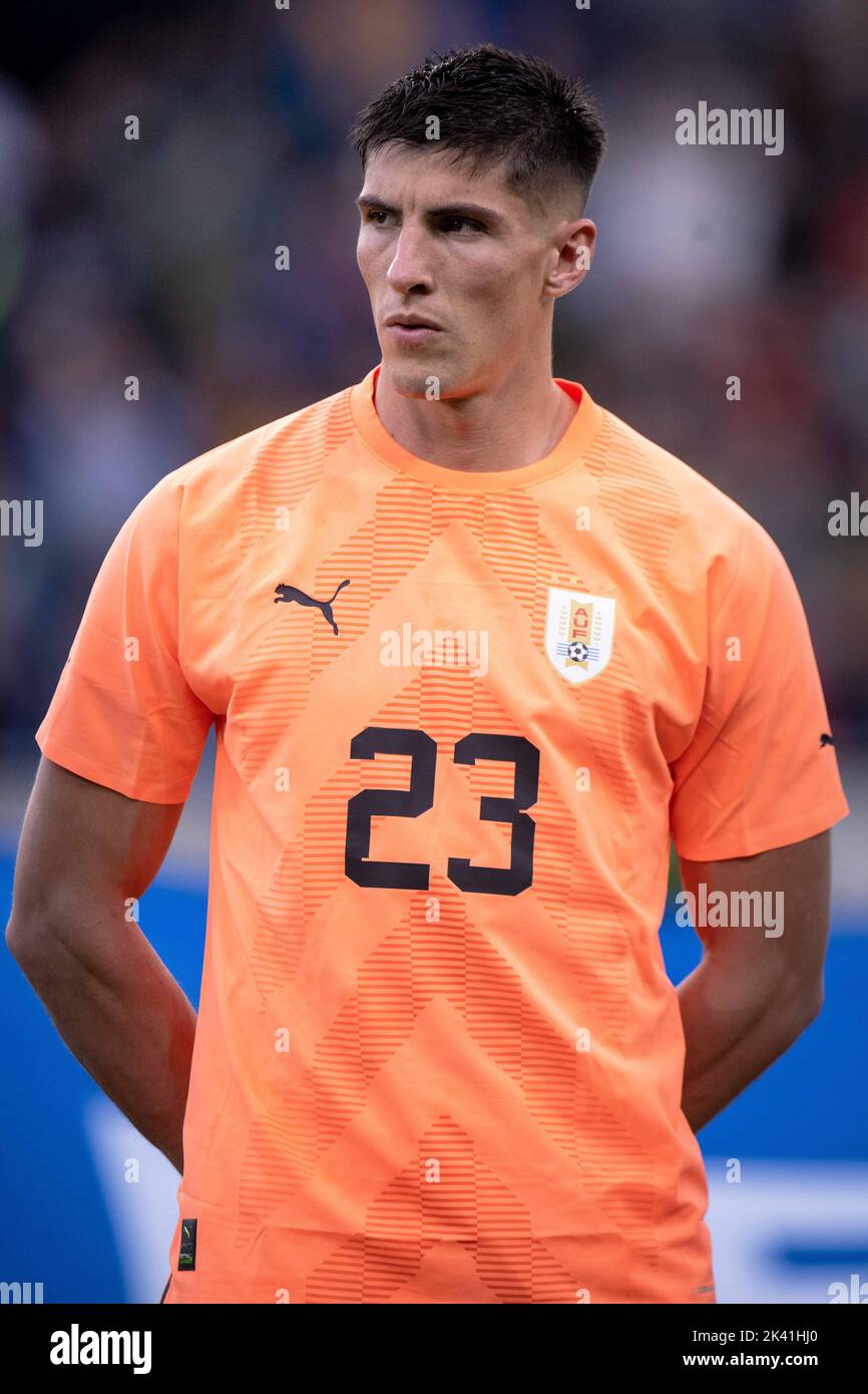 BRATISLAVA, SLOVAKIA - SEPTEMBER 27: Sergio Rochet of Uruguay looks on ...