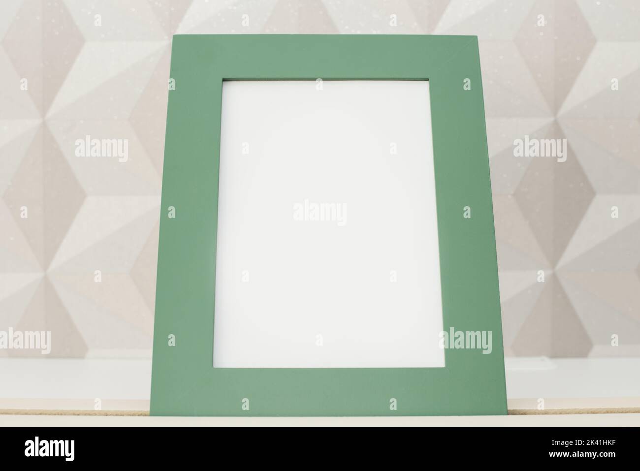 Green picture frame Stock Photo - Alamy