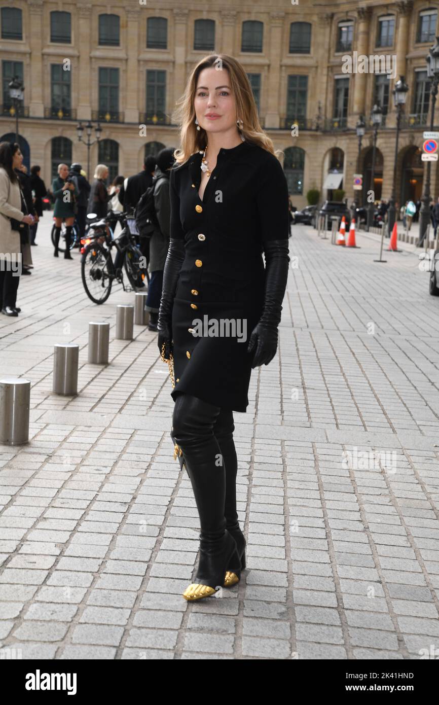 Paris, France. 29th Sep, 2022. Melissa George attends the Schiaparelli ...