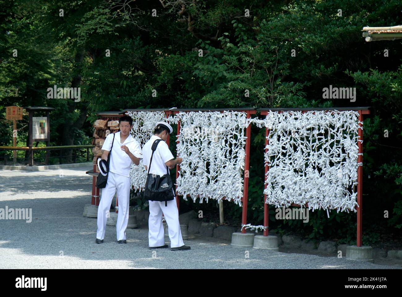 KAMAKURA,JAPAN-JULY14:JapaneseSailors visiting Temple and making a wish ...