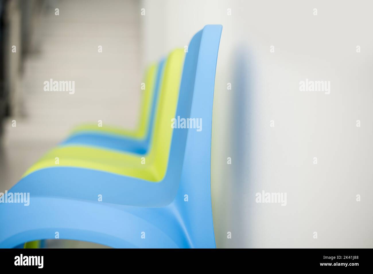 Empty orange chairs floor chair hi-res stock photography and images - Alamy