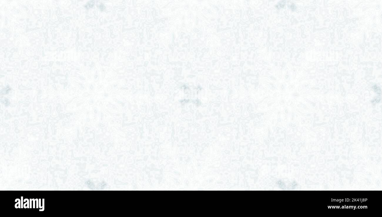 Soft ice blue snow flake border pattern background. Simple minimal ...