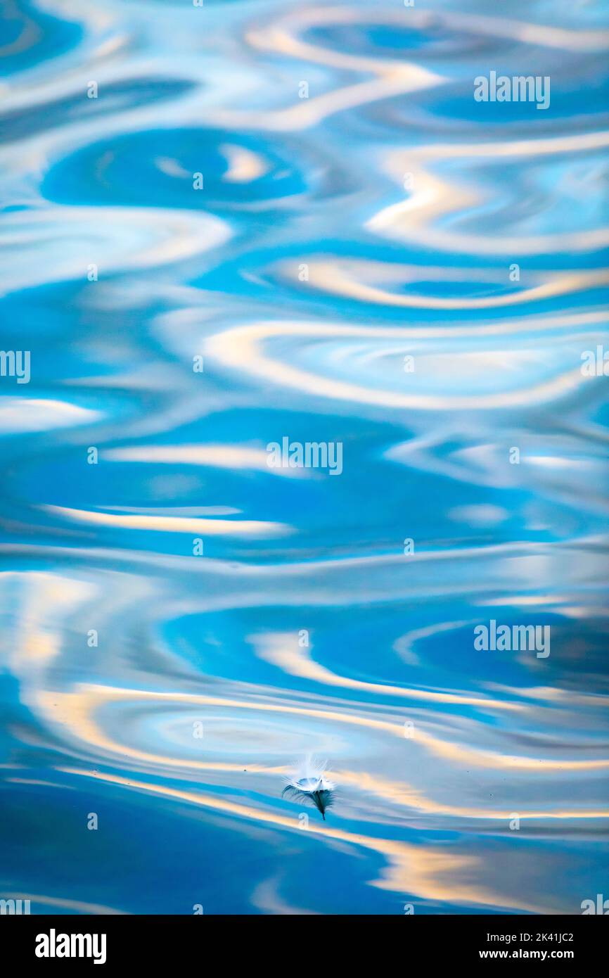 Abstract patterns on water Stock Photo - Alamy