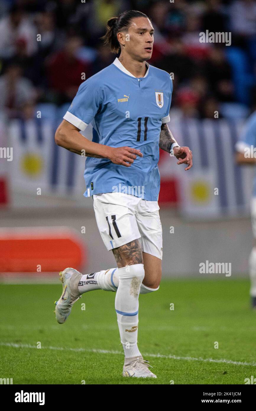 BRATISLAVA, SLOVAKIA - SEPTEMBER 27: Darwin Nunez of Uruguay during the ...
