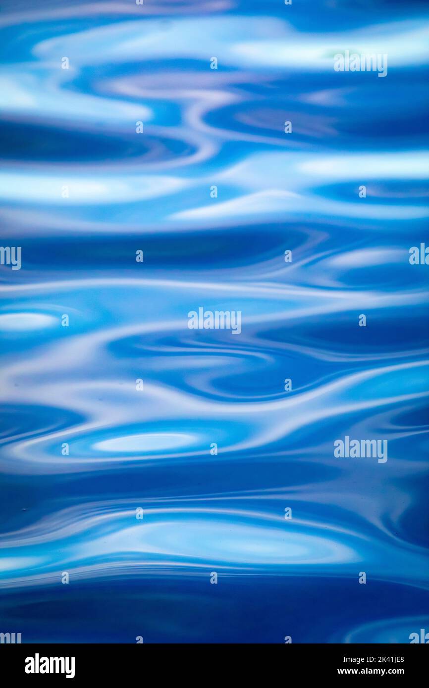 Abstract patterns on water Stock Photo - Alamy