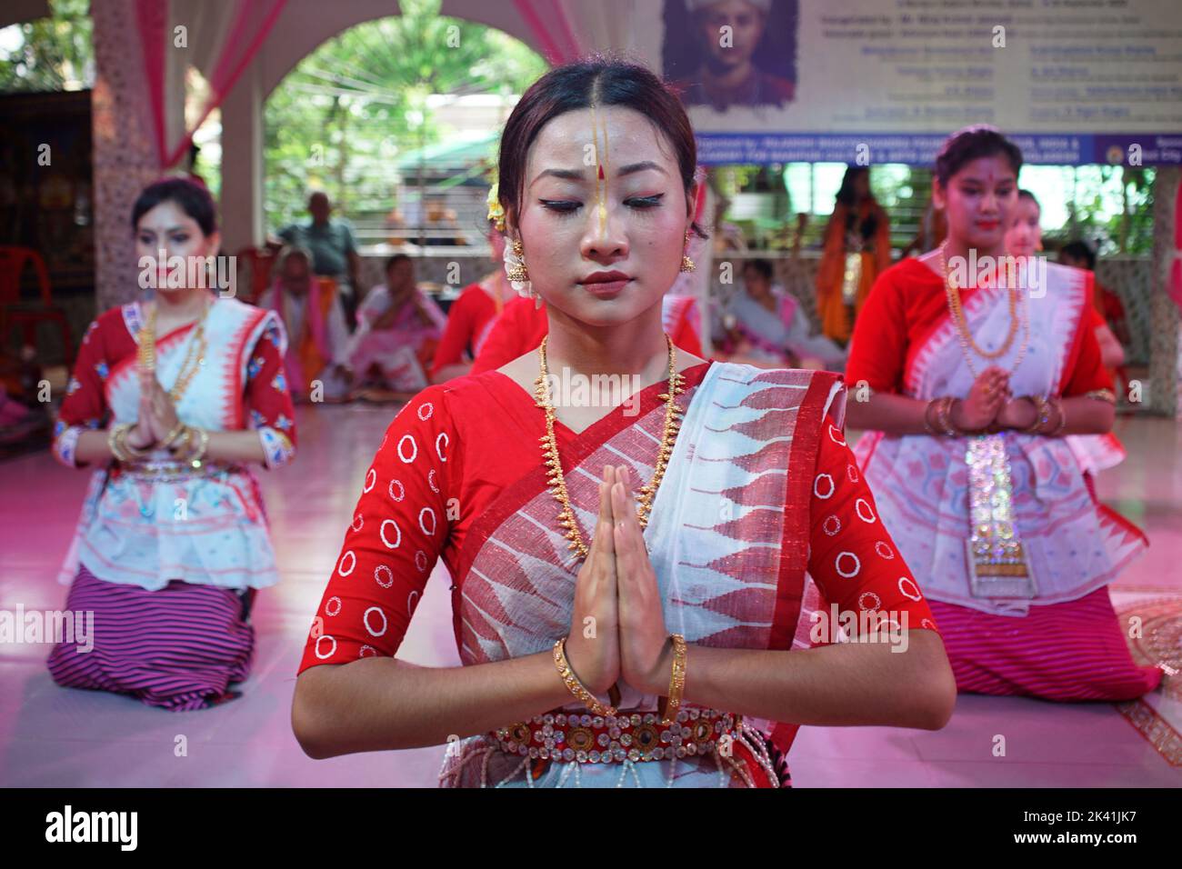 Sylhet, Sylhet, Bangladesh. 29th Sep, 2022. Dance artists of Manipuri Academy of Culture and ...