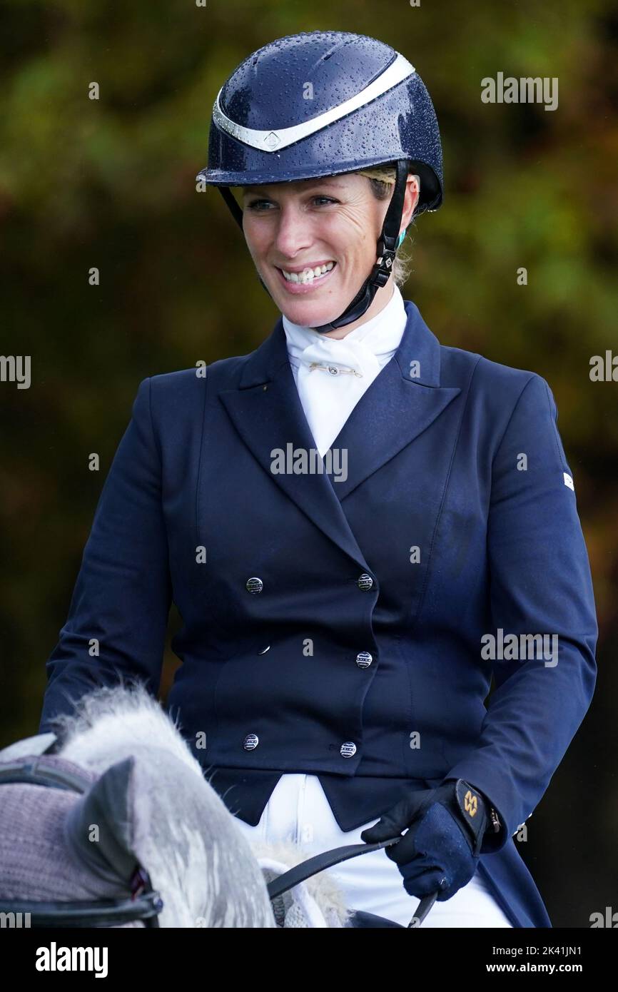 Zara Tindall on Classicals Euro Star taking part in the Osberton ...