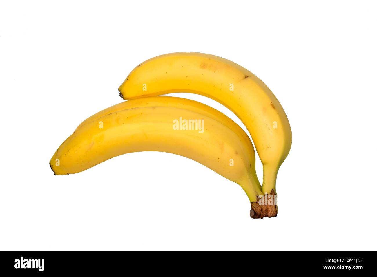 Two banana slice white background hi-res stock photography and images ...
