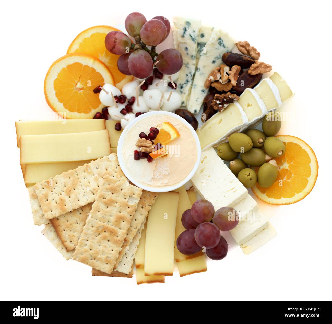 Cheese plate Assortment of various types of cheese Stock Photo - Alamy