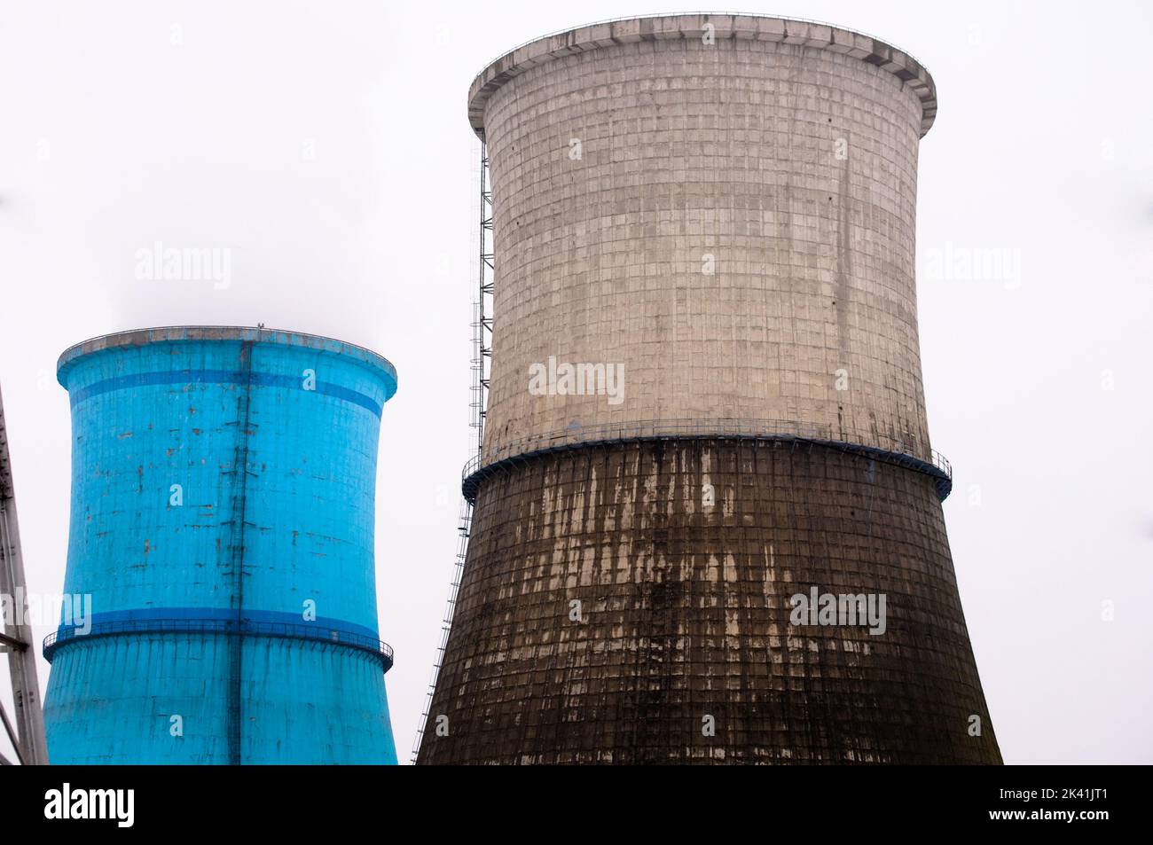 Pipes of processing factory Stock Photo - Alamy