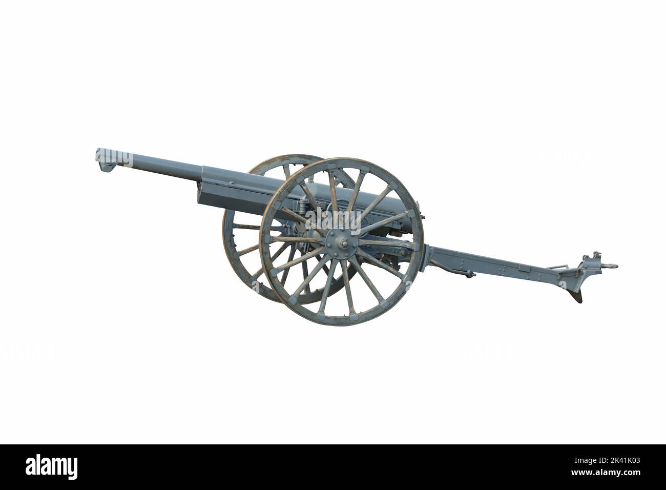 Old cannon isolated Stock Photo - Alamy