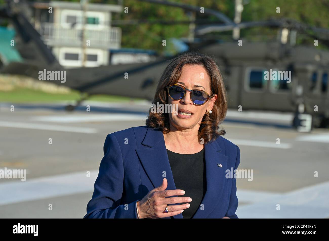Seoul, South Korea. 29th Sep, 2022. Vice President Kamala Harris speaks ...
