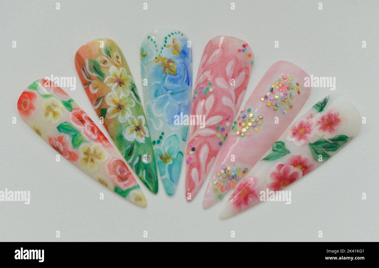 Fake fingernails hi-res stock photography and images - Alamy