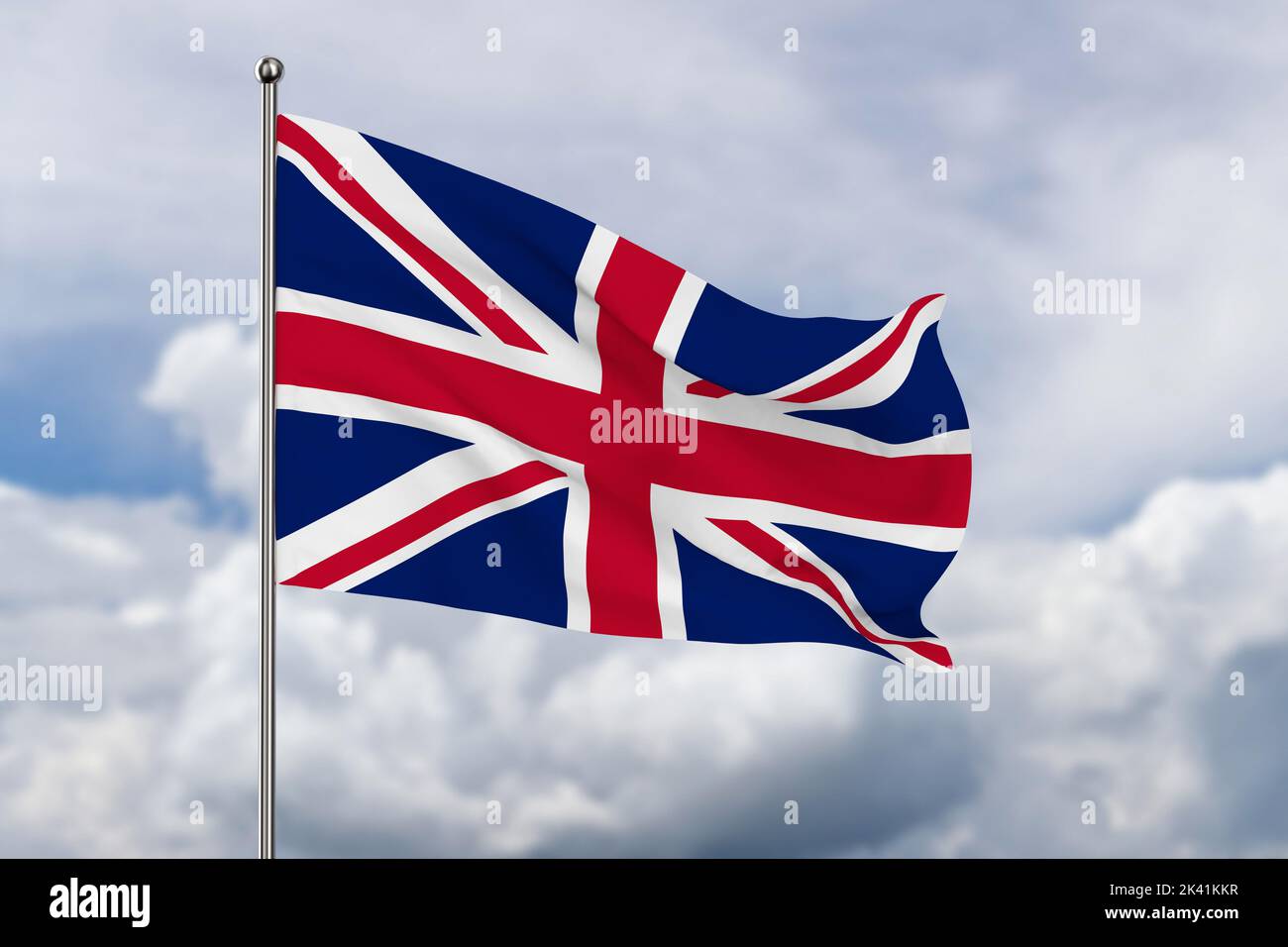 English flag ripple hi-res stock photography and images - Alamy
