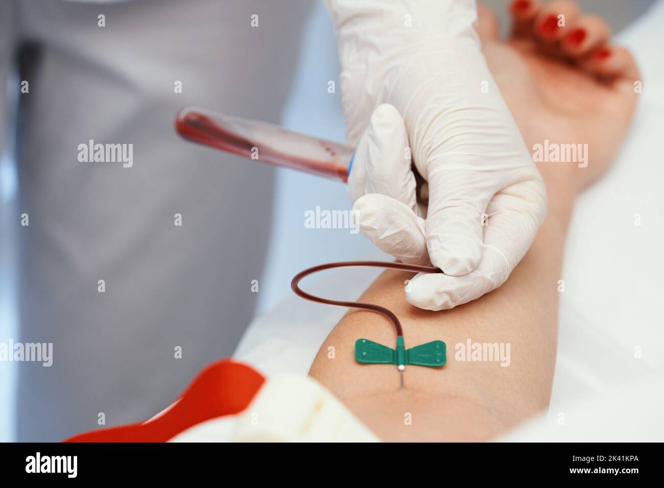 Arterial blood sampling Stock Photo - Alamy