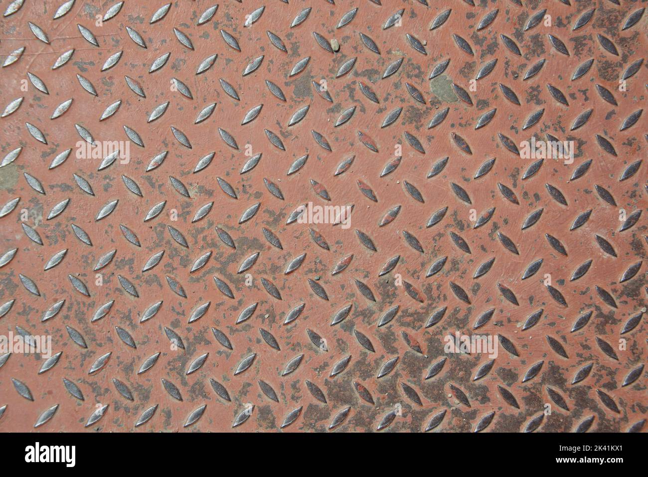 Rusty corroded steel diamondplate Stock Photo - Alamy