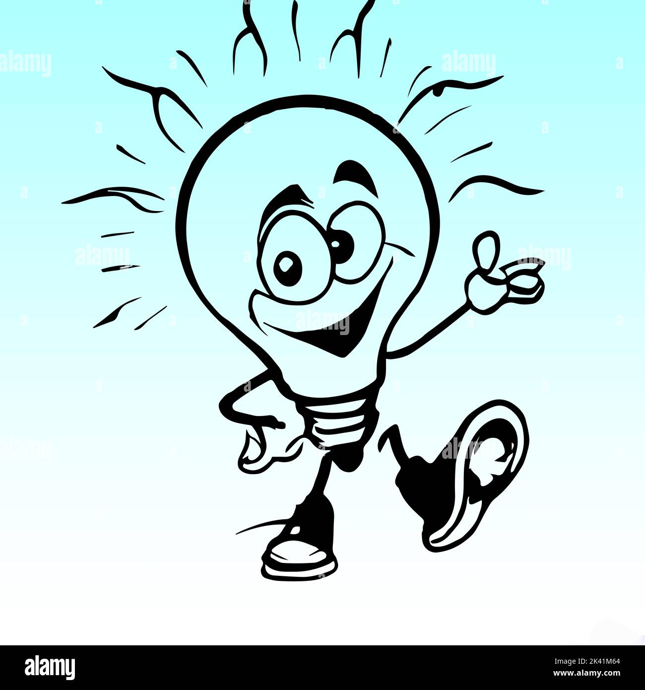 Cartoon bulb hi-res stock photography and images - Alamy