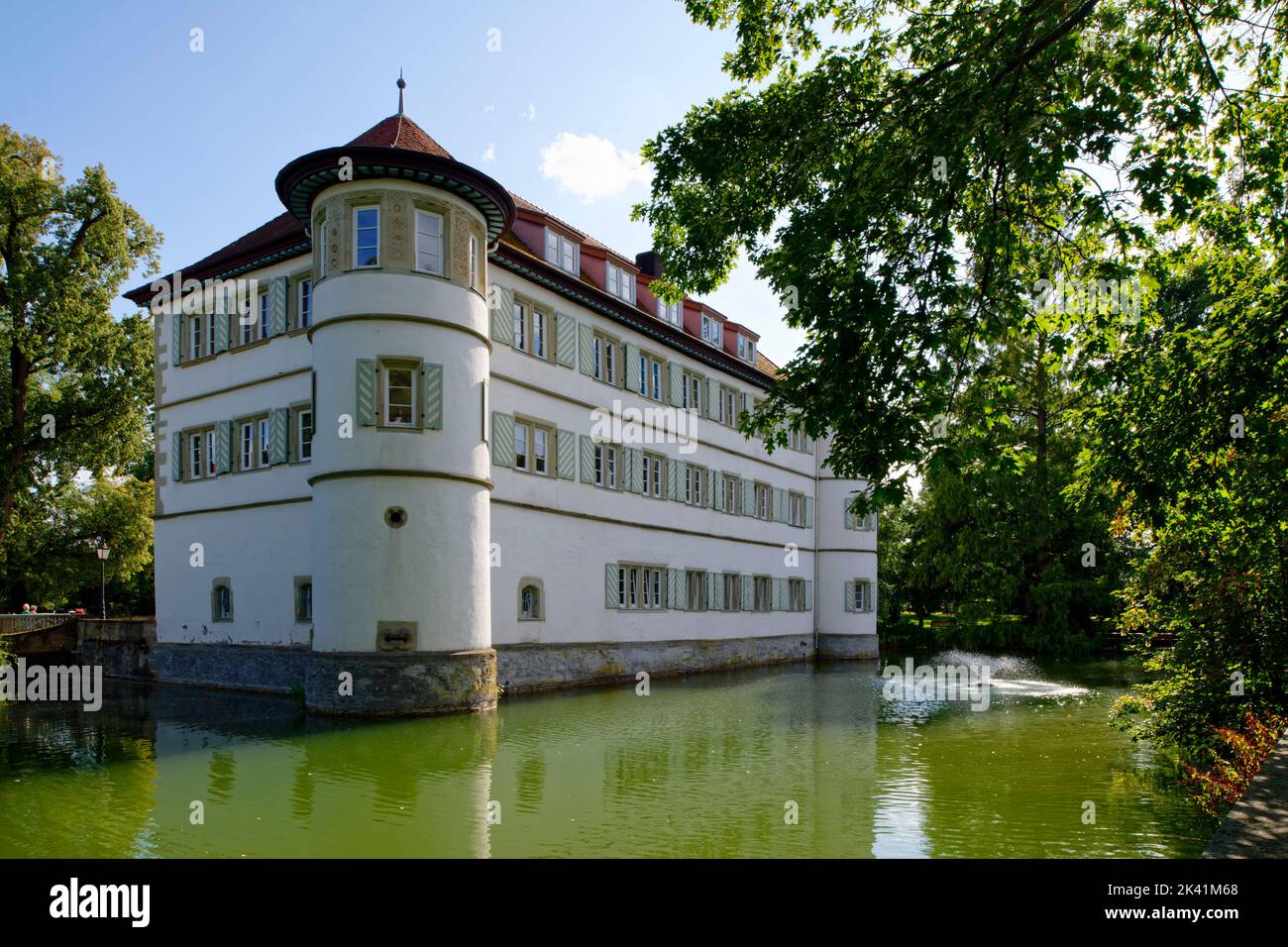 Water castle (circa 1600) in Bad Rappenau in the Kraichgau, Heilbronn ...