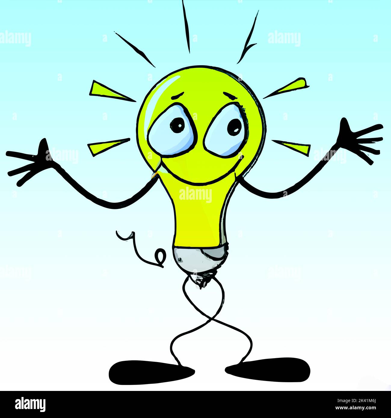 Cartoon bulb hi-res stock photography and images - Alamy