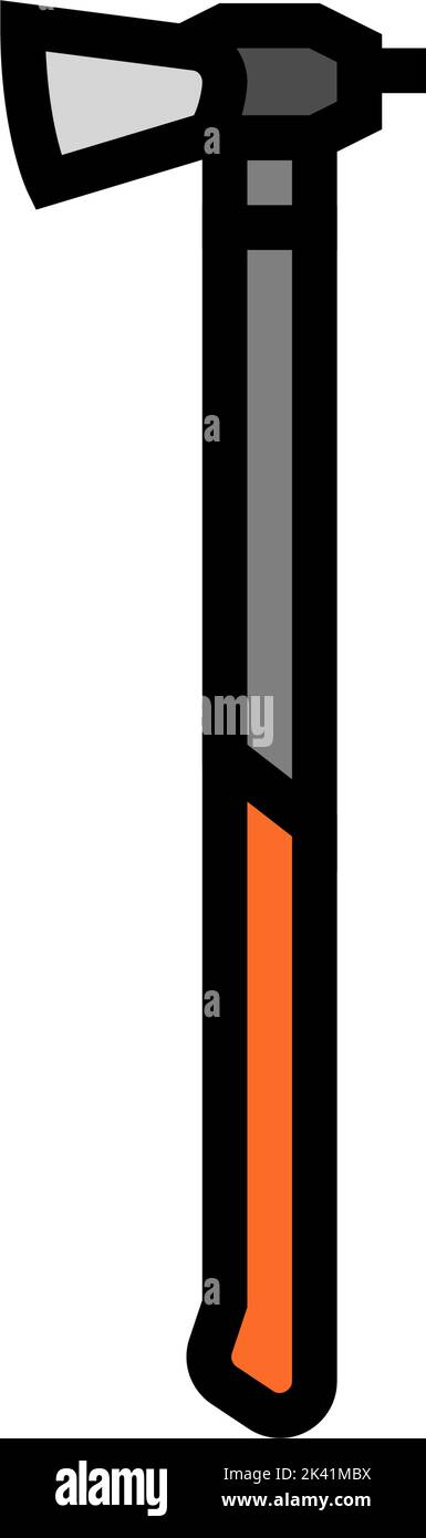 splitting maul hatchet color icon vector illustration Stock Vector ...