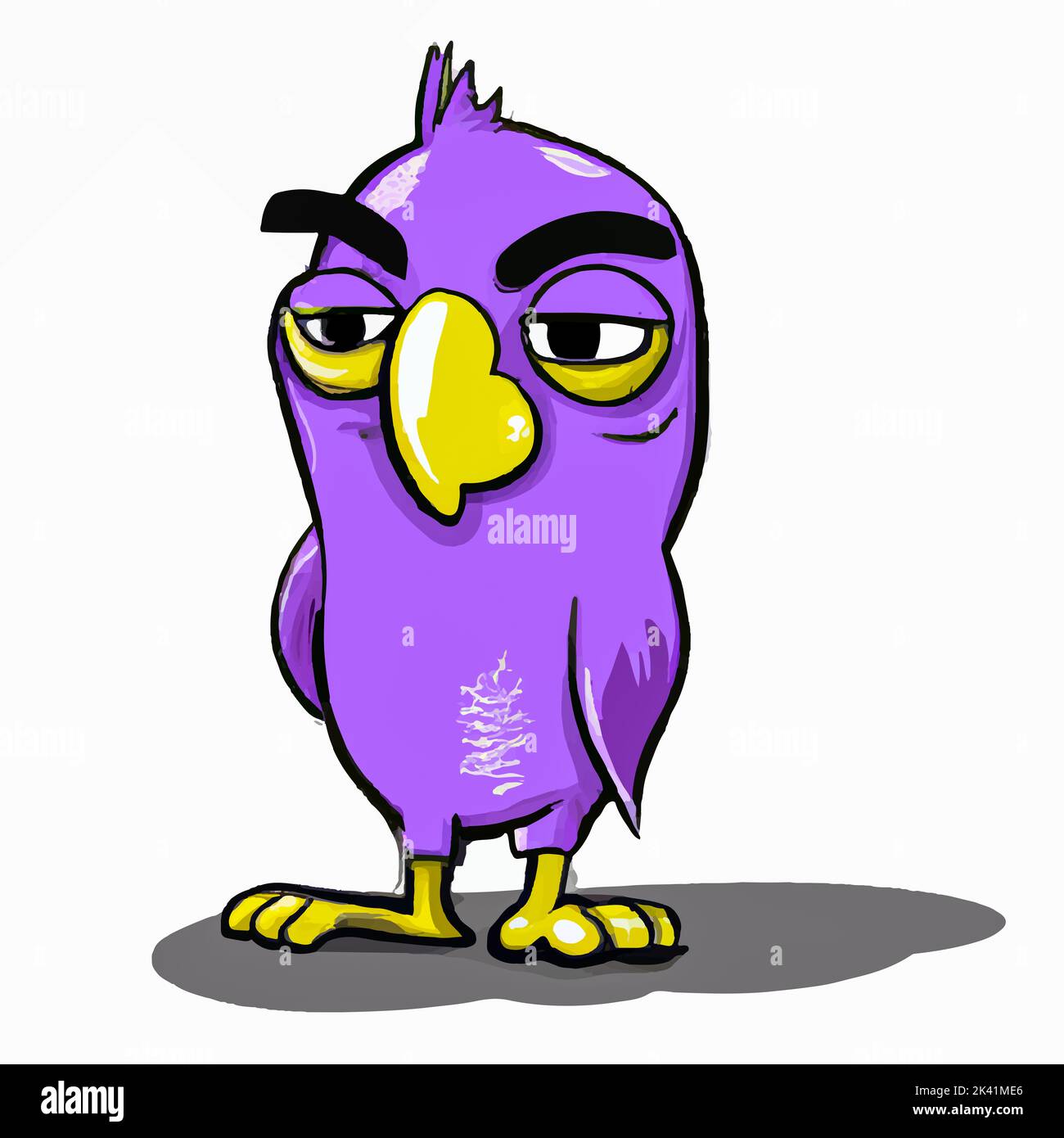 Happy angry bird logo Cut Out Stock Images & Pictures - Alamy