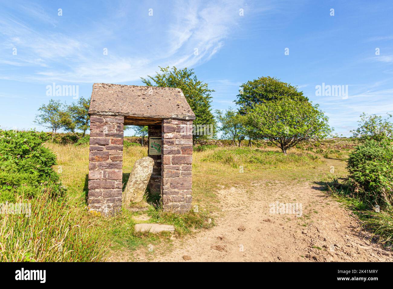 The Caractacus Stone (or Caratacus Stone), thought to date from the 6th ...
