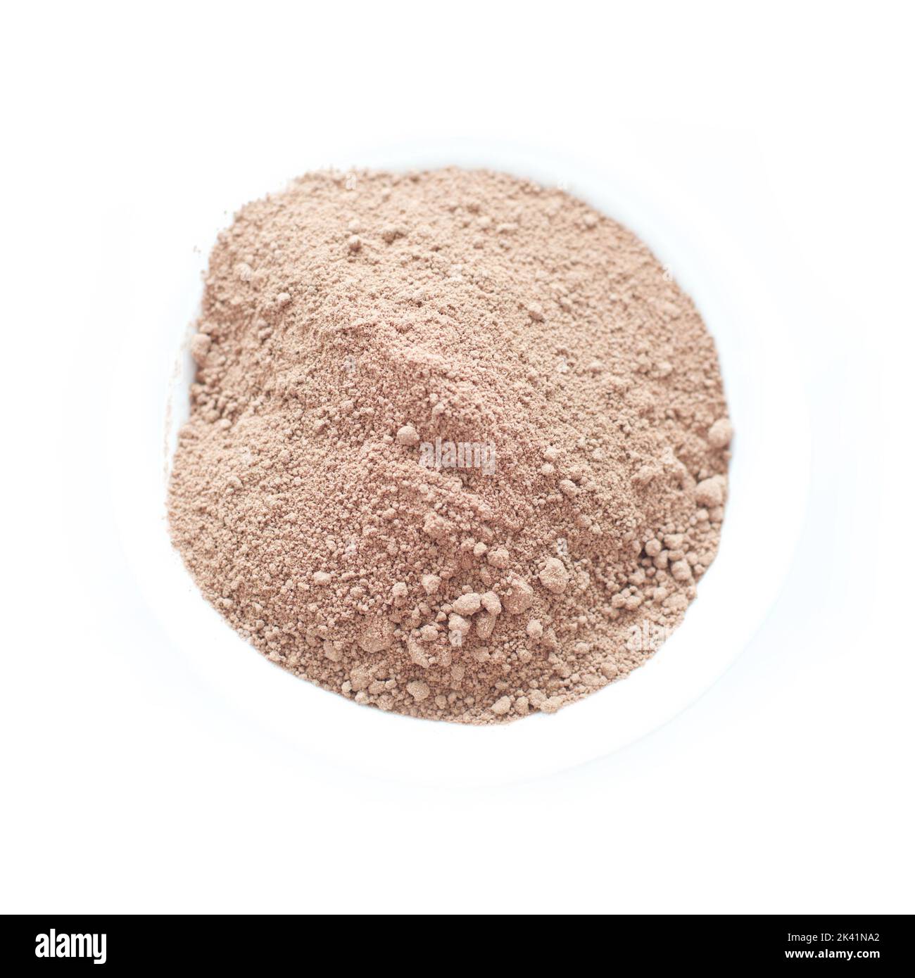 Cocoa powder top view Stock Photo - Alamy