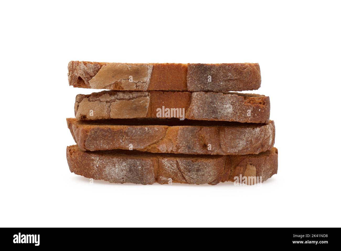Stack of toasted bread Stock Photo - Alamy