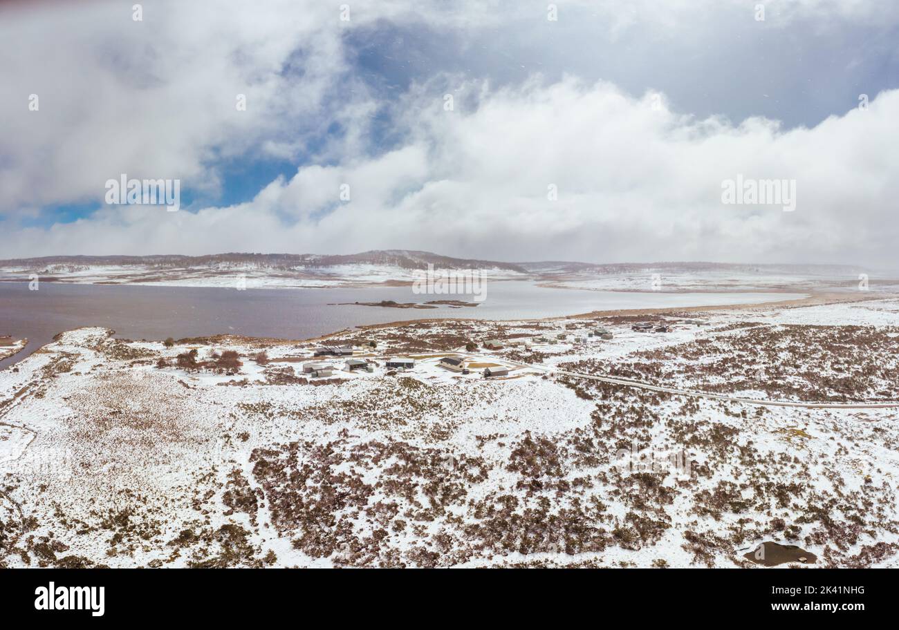 Little Pine Lagoon in Tasmania Australia Stock Photo - Alamy