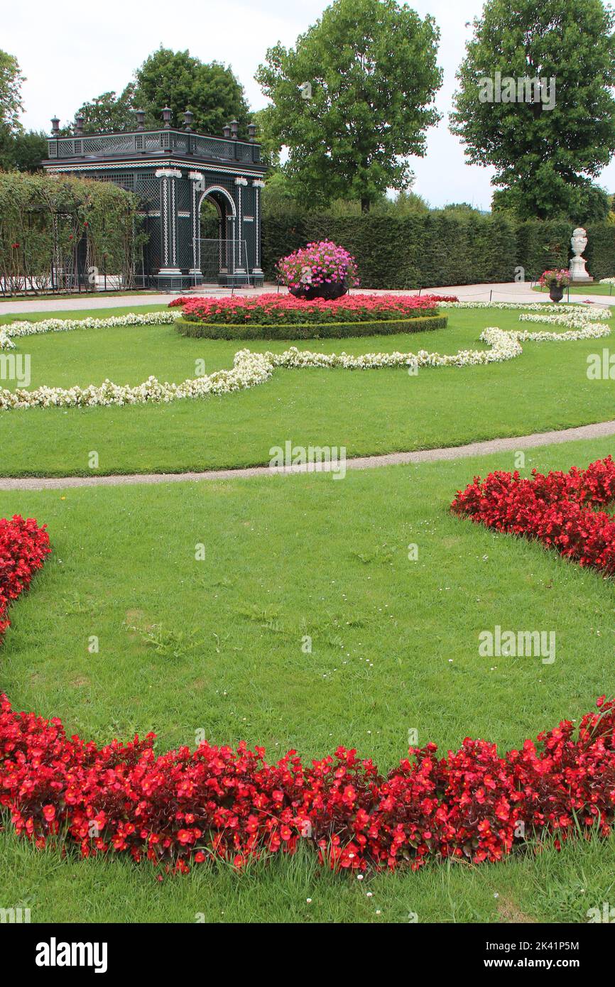 french-style gardens at schönbrunn in vienna (austria Stock Photo - Alamy